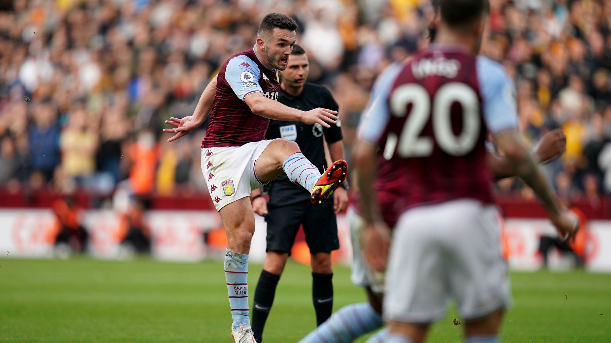 Aston Villa 2-3 Wolves: Ruben Neves' 95th-minute free-kick completes ...