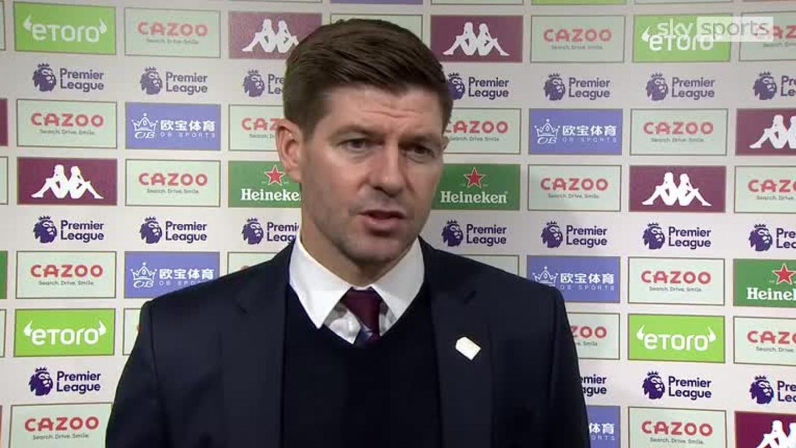 Villa v Brighton - Gerrard pre match | Football News | Sky Sports