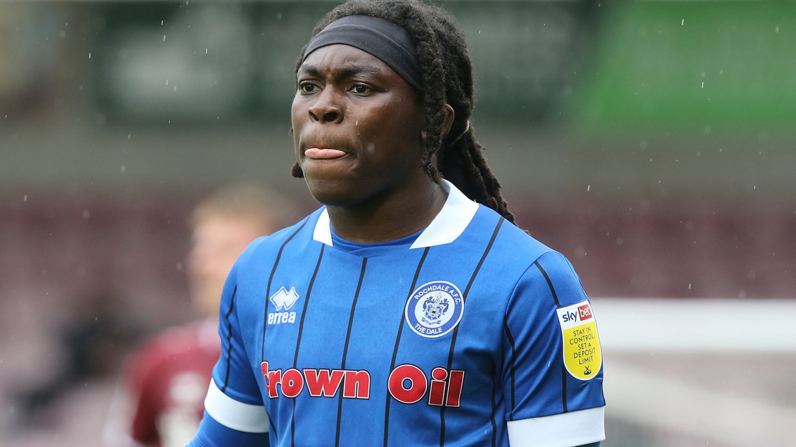 Rochdale's Abraham Odoh victim of racist abuse on social media which ...