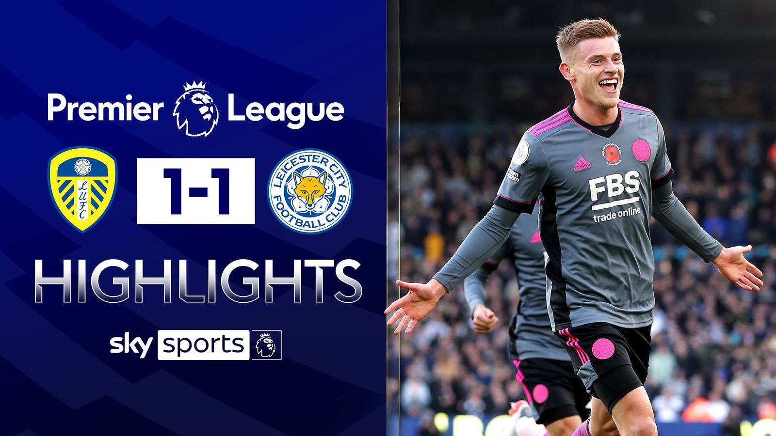 Barnes scores stunner in Elland Road draw | Football News | Sky Sports