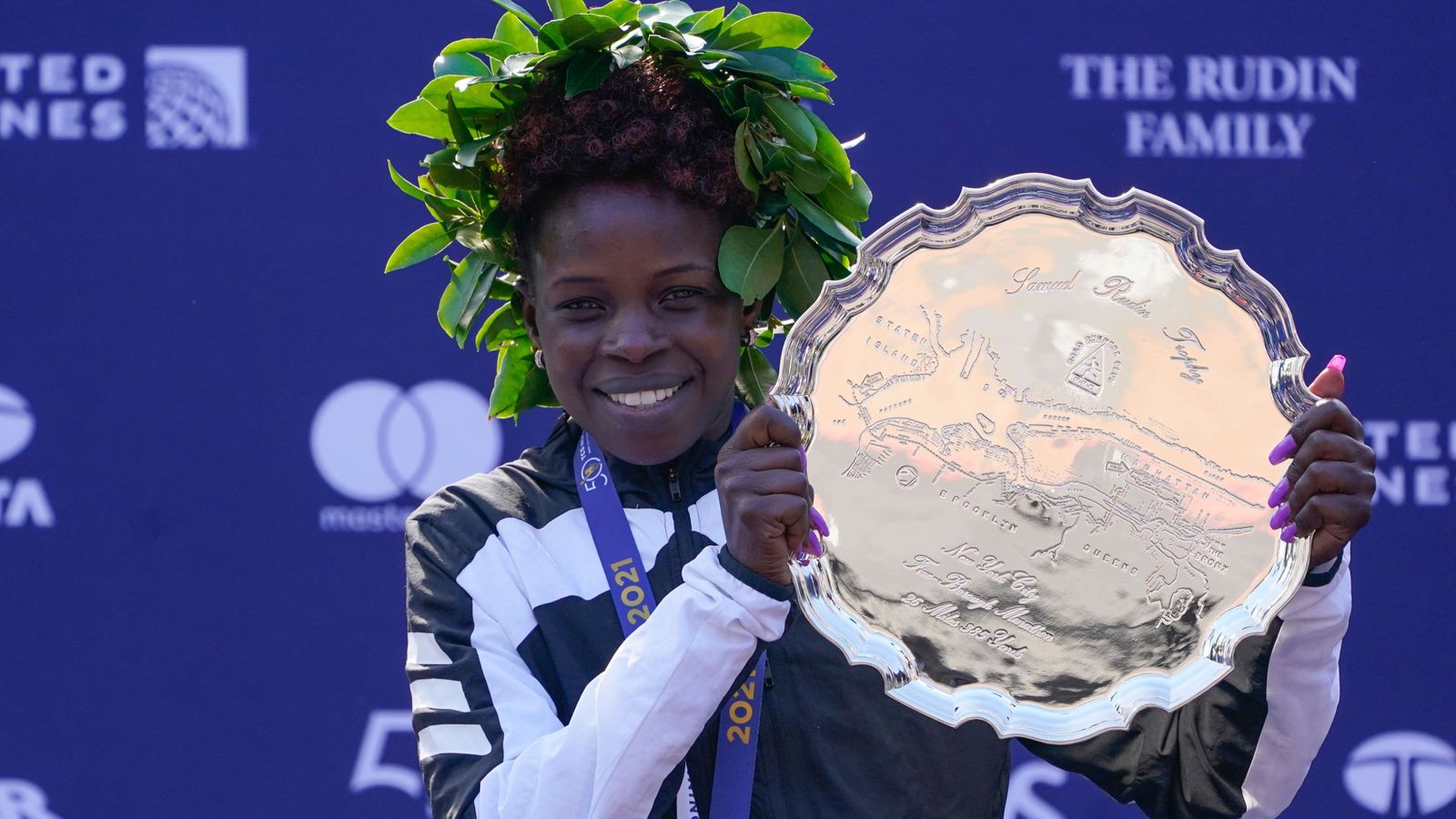 New York Marathon: Olympic champion Peres Jepchirchir wins race ahead ...