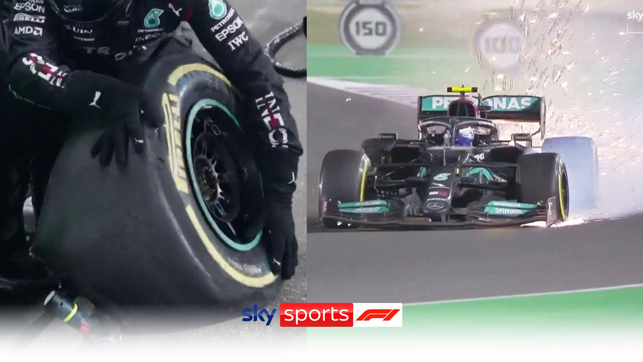 Tyre puncture chaos! What caused 'strange' blowouts? | F1 News | Sky Sports