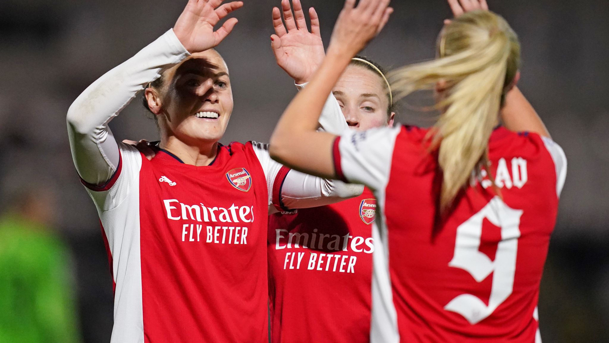 Arsenal Women 3-0 HB Koge Women: Caitlin Foord, Lotte Wubben-Moy and ...
