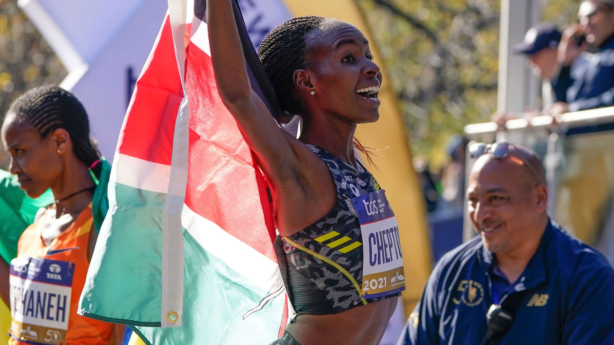 New York Marathon: Olympic champion Peres Jepchirchir wins race ahead ...