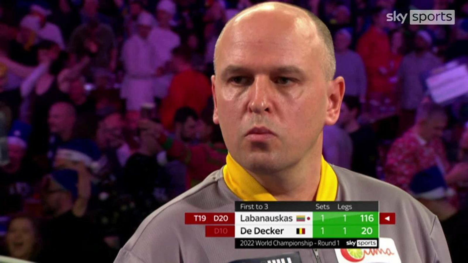 World Darts Championship: Darius Labanauskas hits second nine-darter in ...
