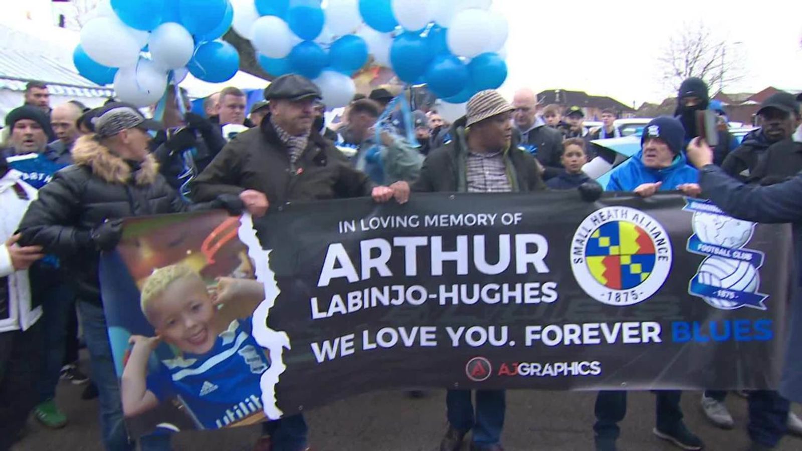 Arthur Labinjo-Hughes: Birmingham City pay tribute to murdered six-year ...