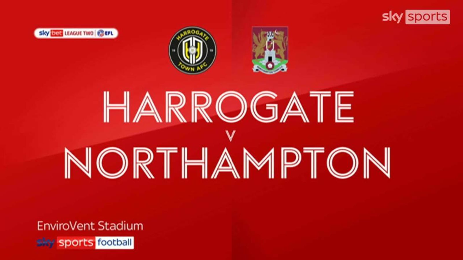 Harrogate 1-2 Northampton: Fraser Horsfall, Jon Guthrie score for ...