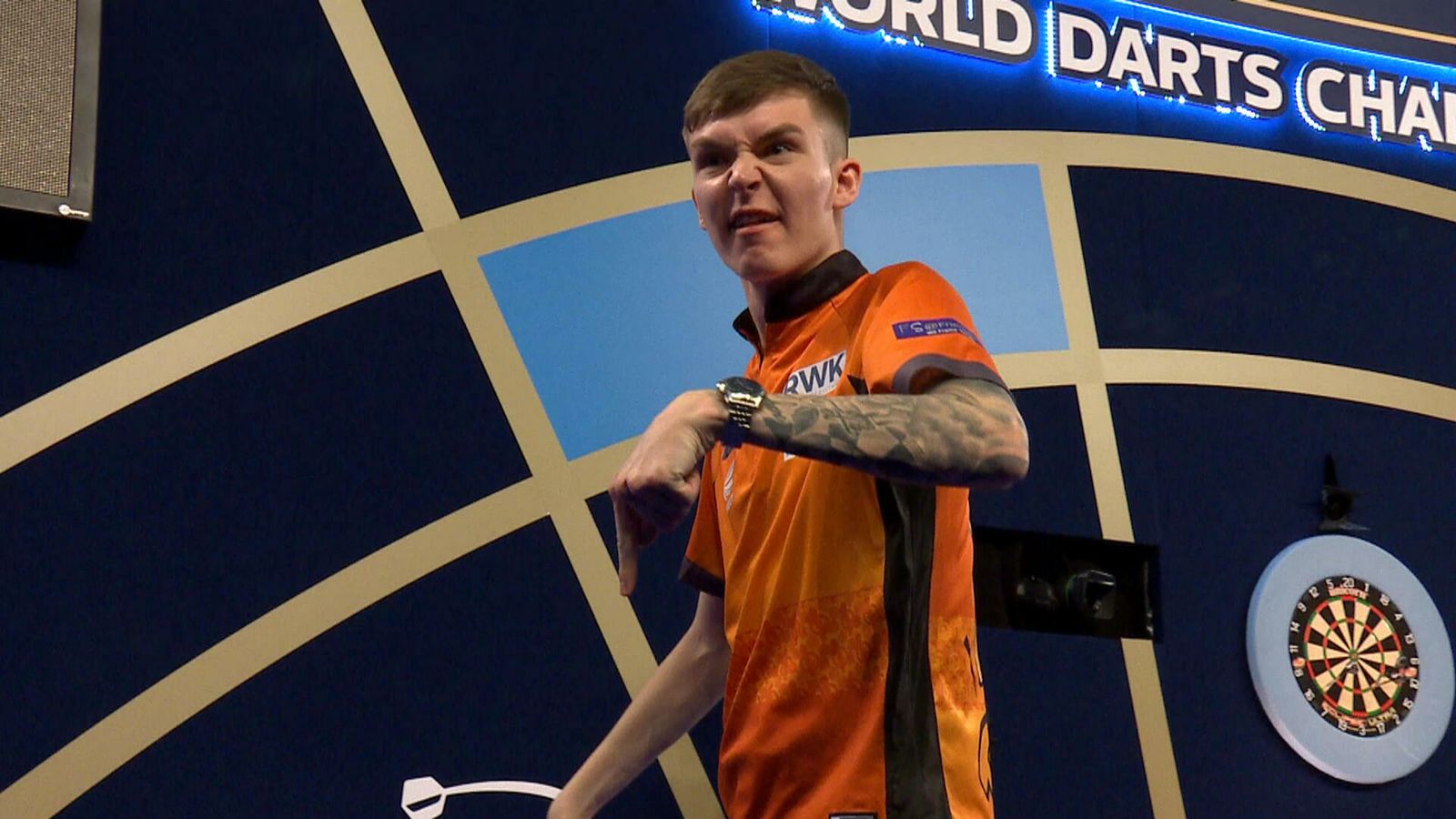 World Darts Championship: William Borland makes nine-dart history as ...