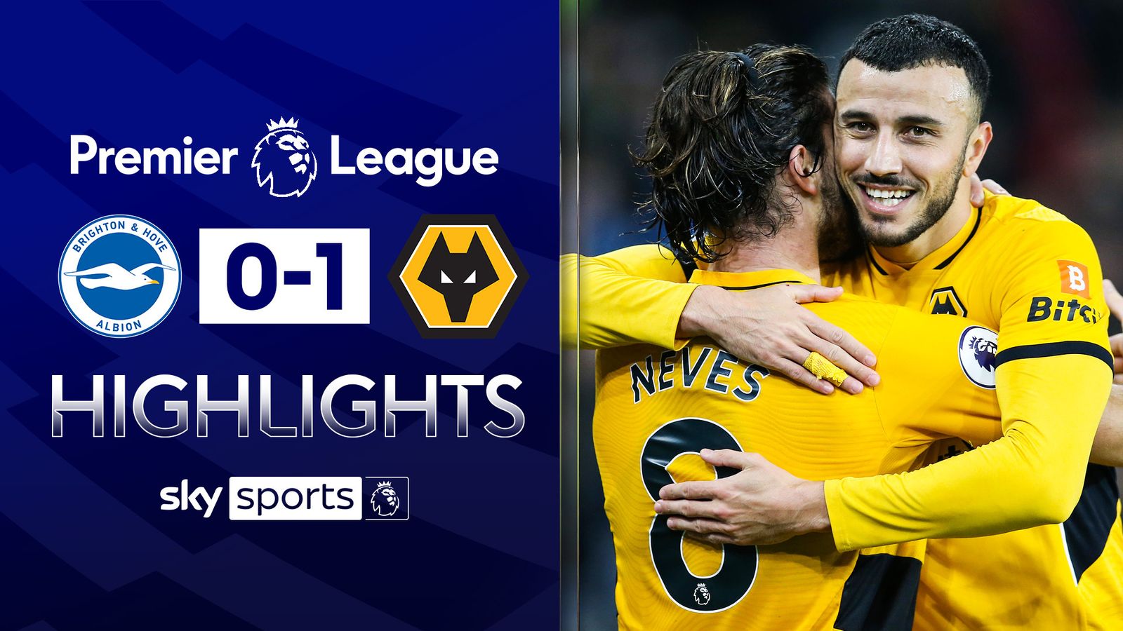 Brighton 0 - 1 Wolves - Match Report & Highlights