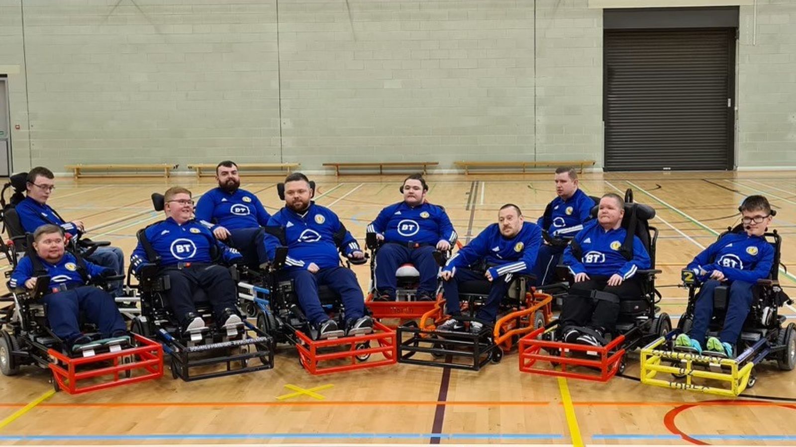 Meet Scotland's Powerchair football team | Football News | Sky Sports