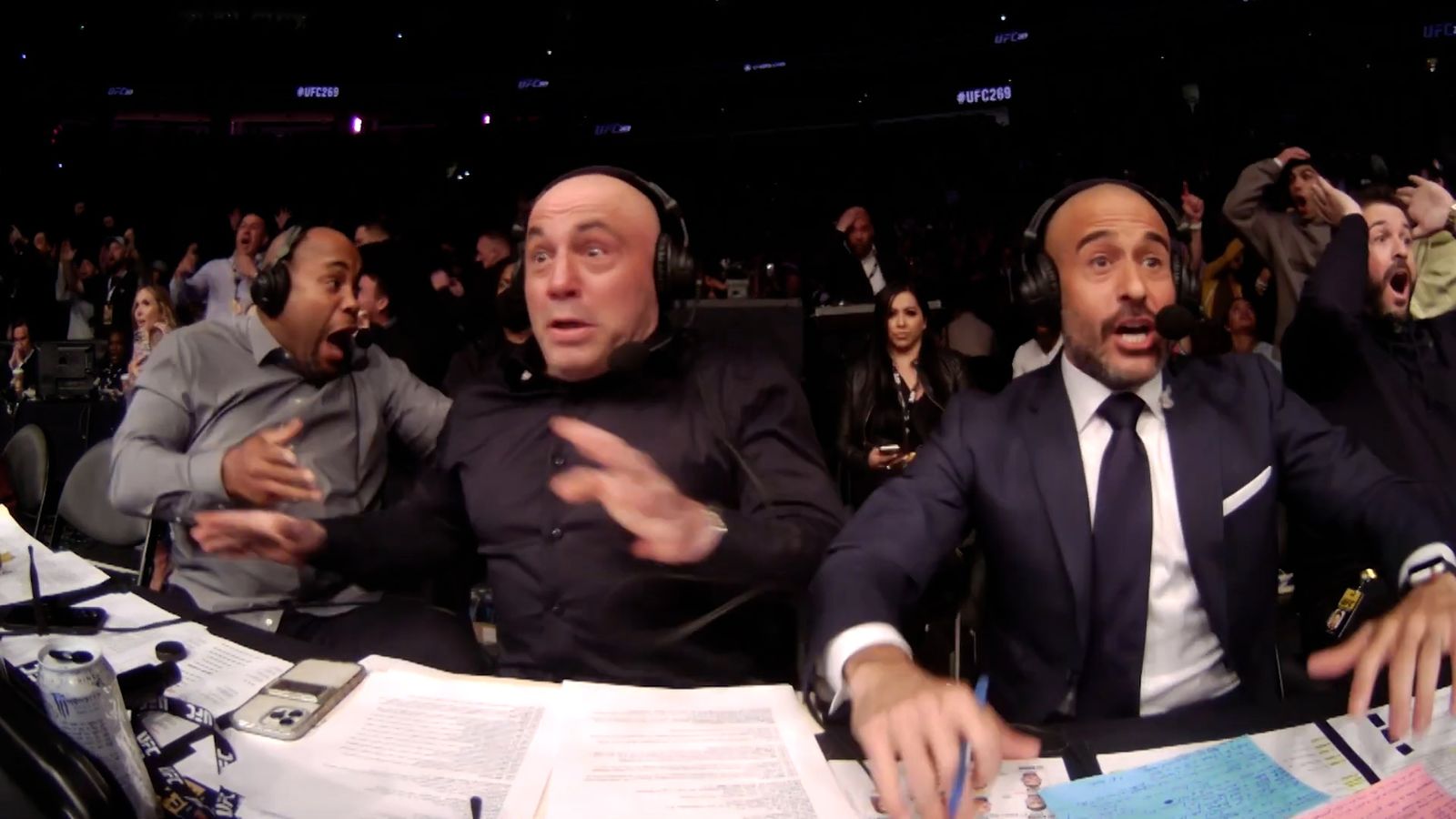 UFC 269 Commentator Reactions: Pena shocks the world! | WWE News | Sky ...