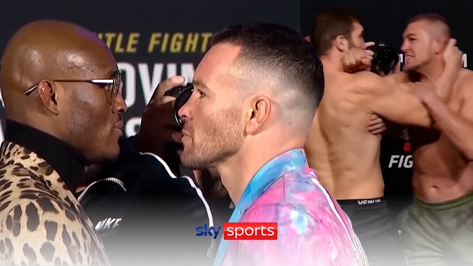 Most fiery UFC face-offs from 2021! | WWE News | Sky Sports