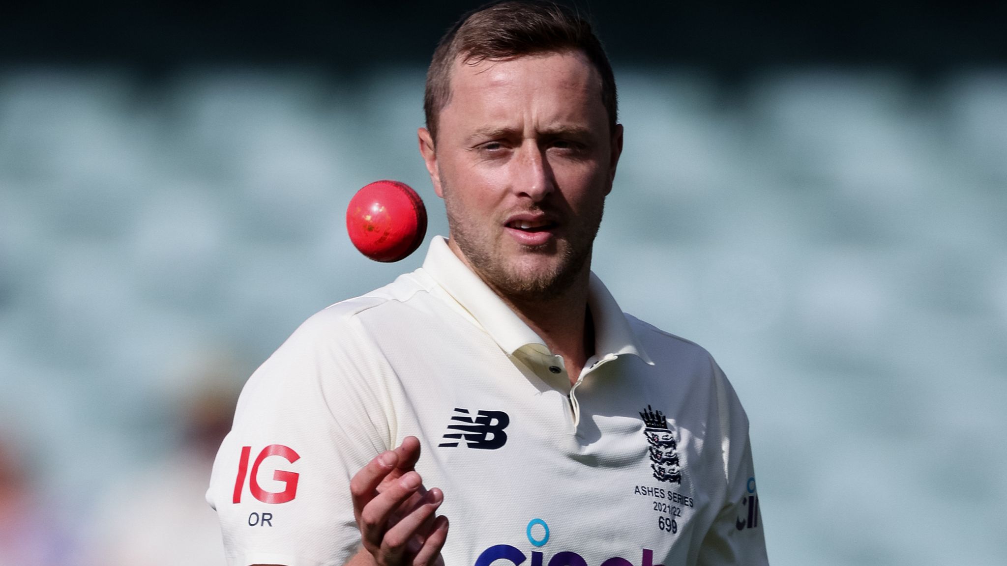 New Zealand vs England: Ollie Robinson gives the thumbs down to pink ...