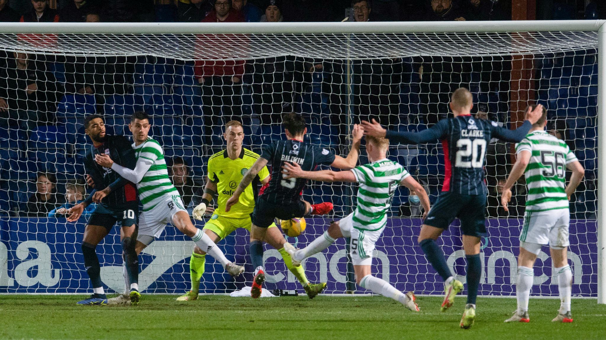 Ross County 1-2 Celtic: Anthony Ralston heads 97th-minute winner for 10 ...