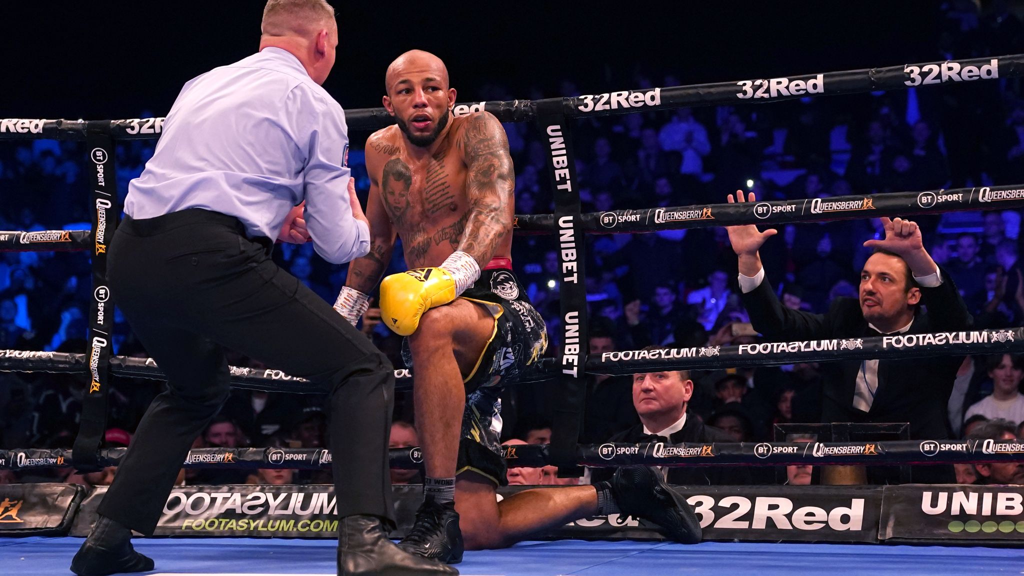 Anthony Yarde crushes Lyndon Arthur with a fourth-round knockout in ...