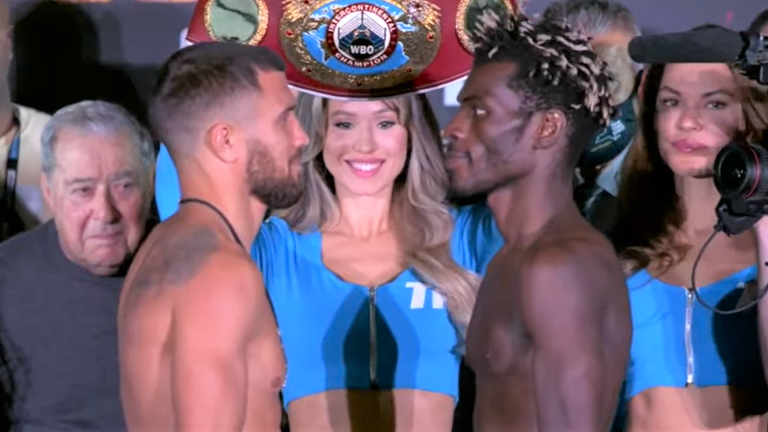 Vasiliy Lomachenko lets out a laugh as he goes head to head with KO ...