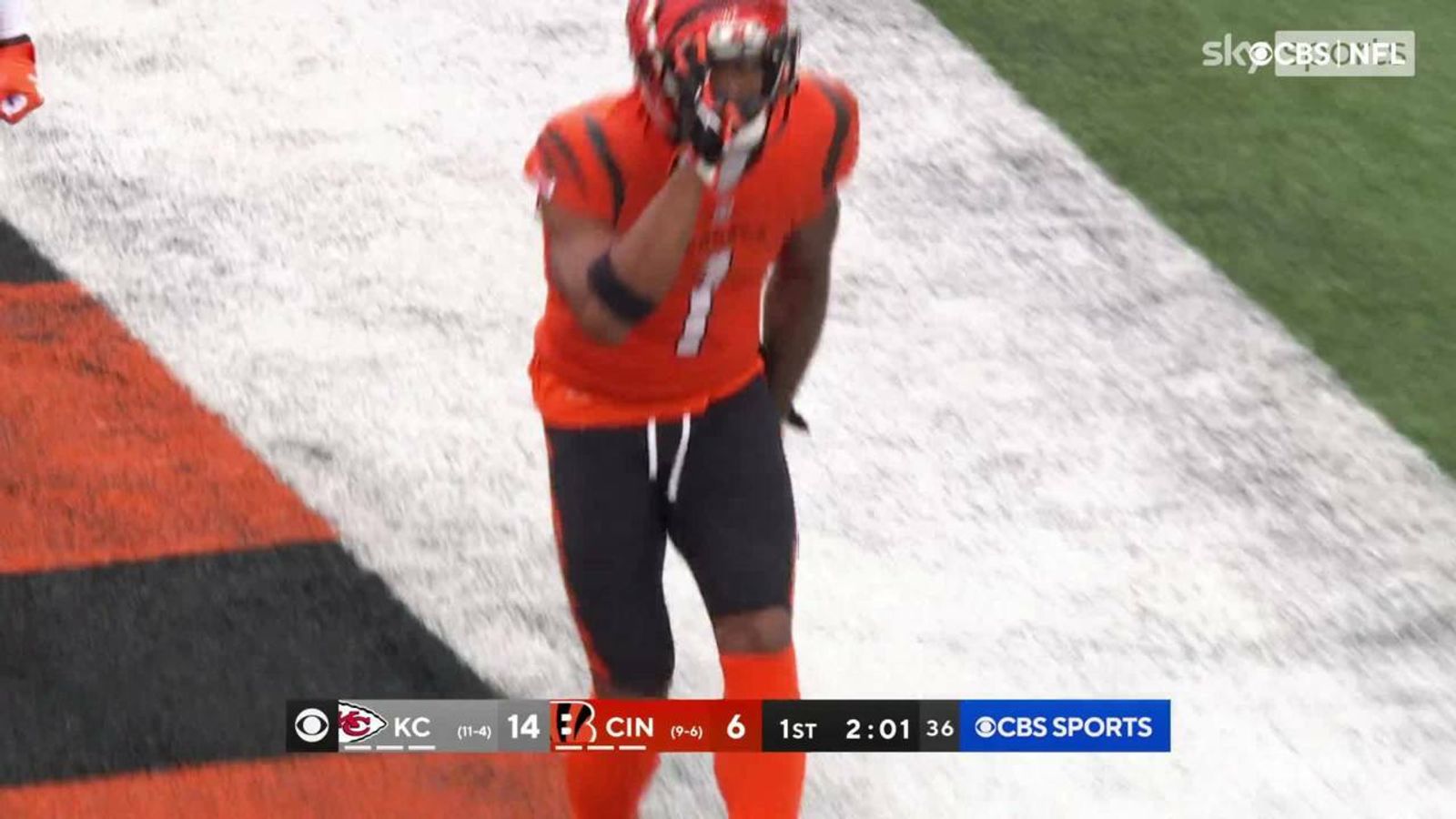 Chase runs incredible 72-yard TD | NFL News | Sky Sports