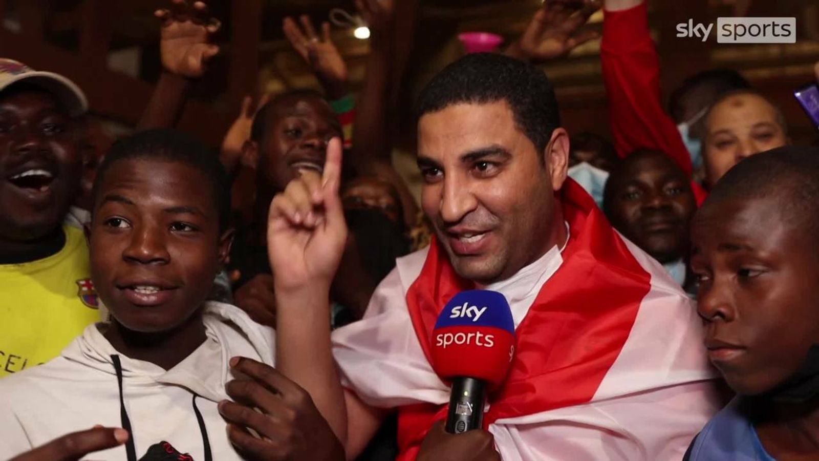 Egypt fans celebrate after reaching the last 16 of the AFCON | Football ...