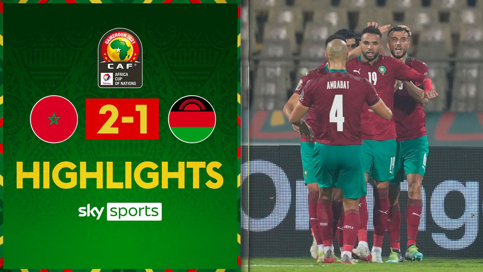 Morocco 2-1 Malawi: Achraf Hakimi free-kick completes Morocco comeback ...