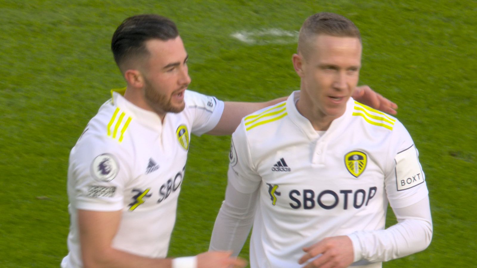 Harrison gives Leeds an early lead | Football News | Sky Sports