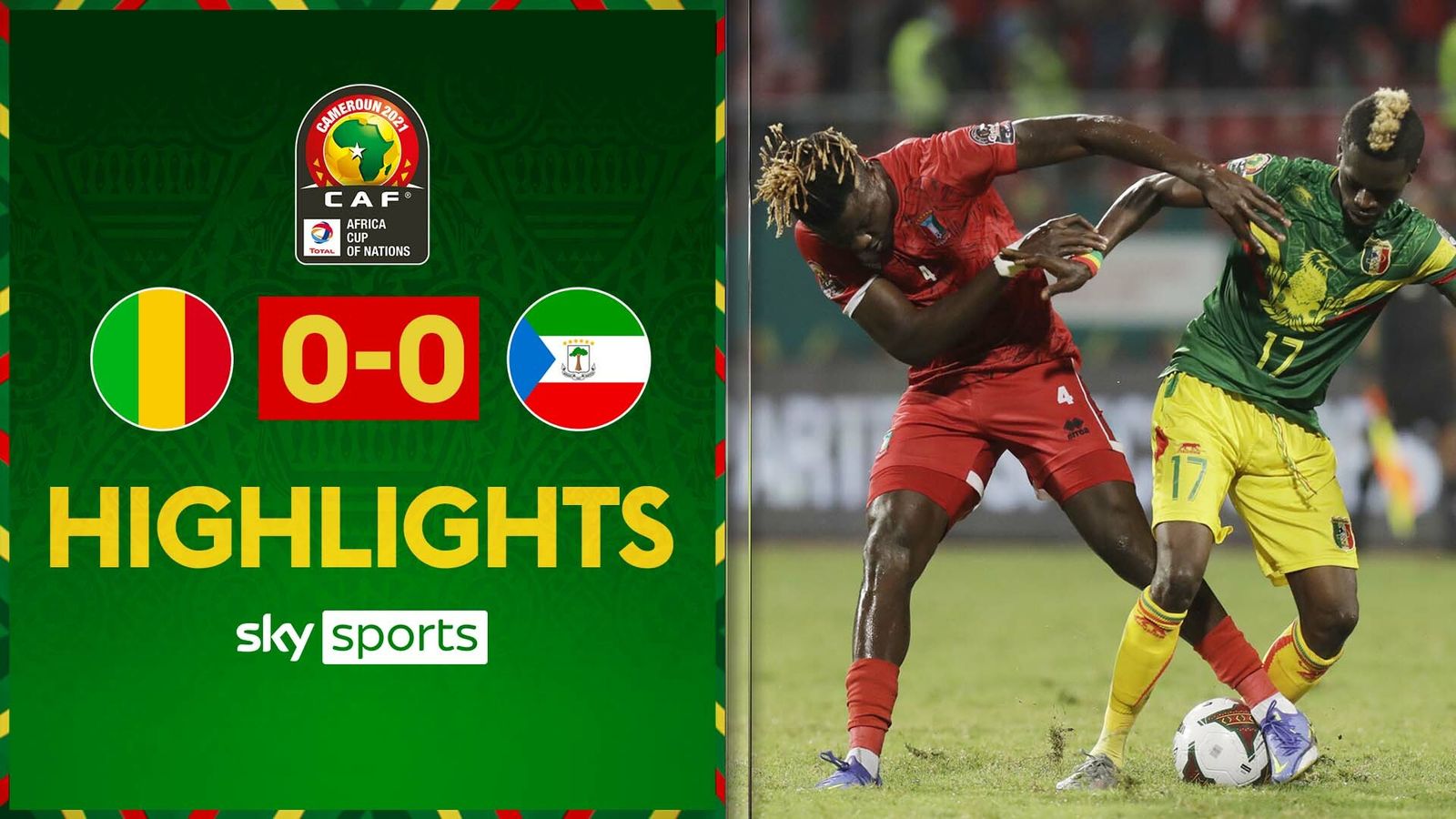 Mali 0-0 Equatorial Guinea (Equatorial Guinea win 6-5 on pens): Jesus ...