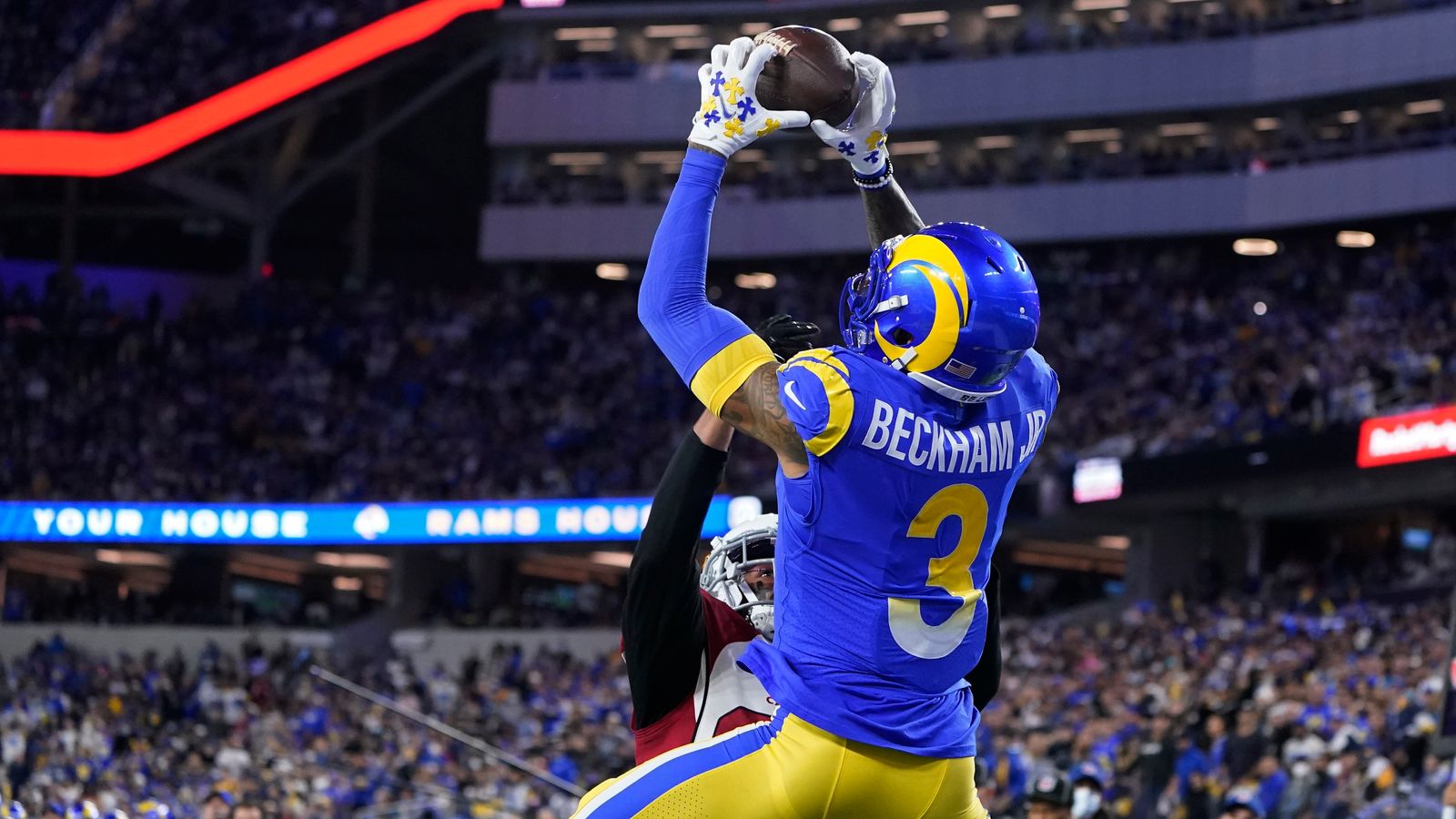 Odell Beckham Jr scores his first career NFL playoff touchdown catch ...