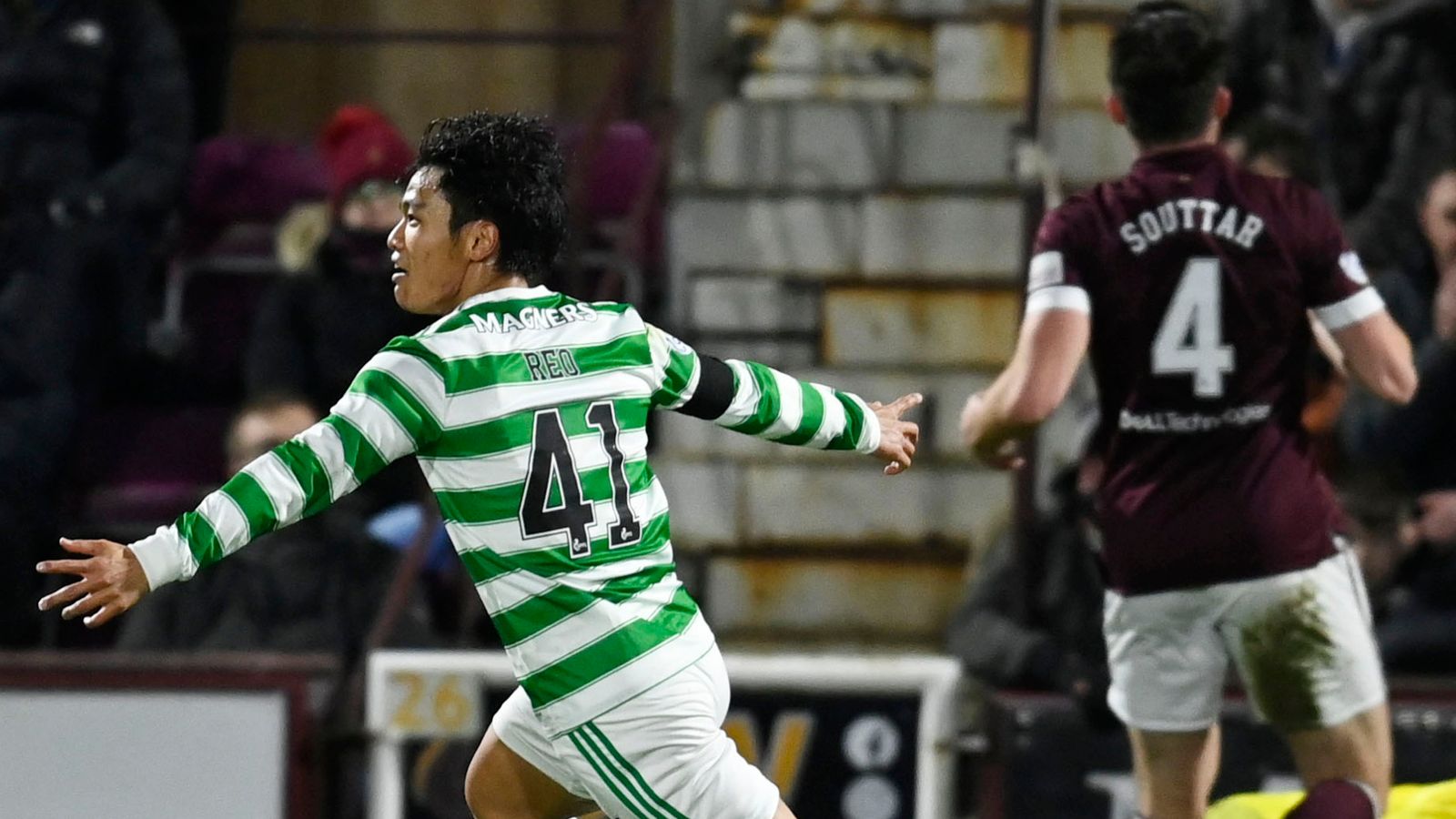 Hearts 1-2 Celtic: Reo Hatate scores his first Celtic goal in hard ...