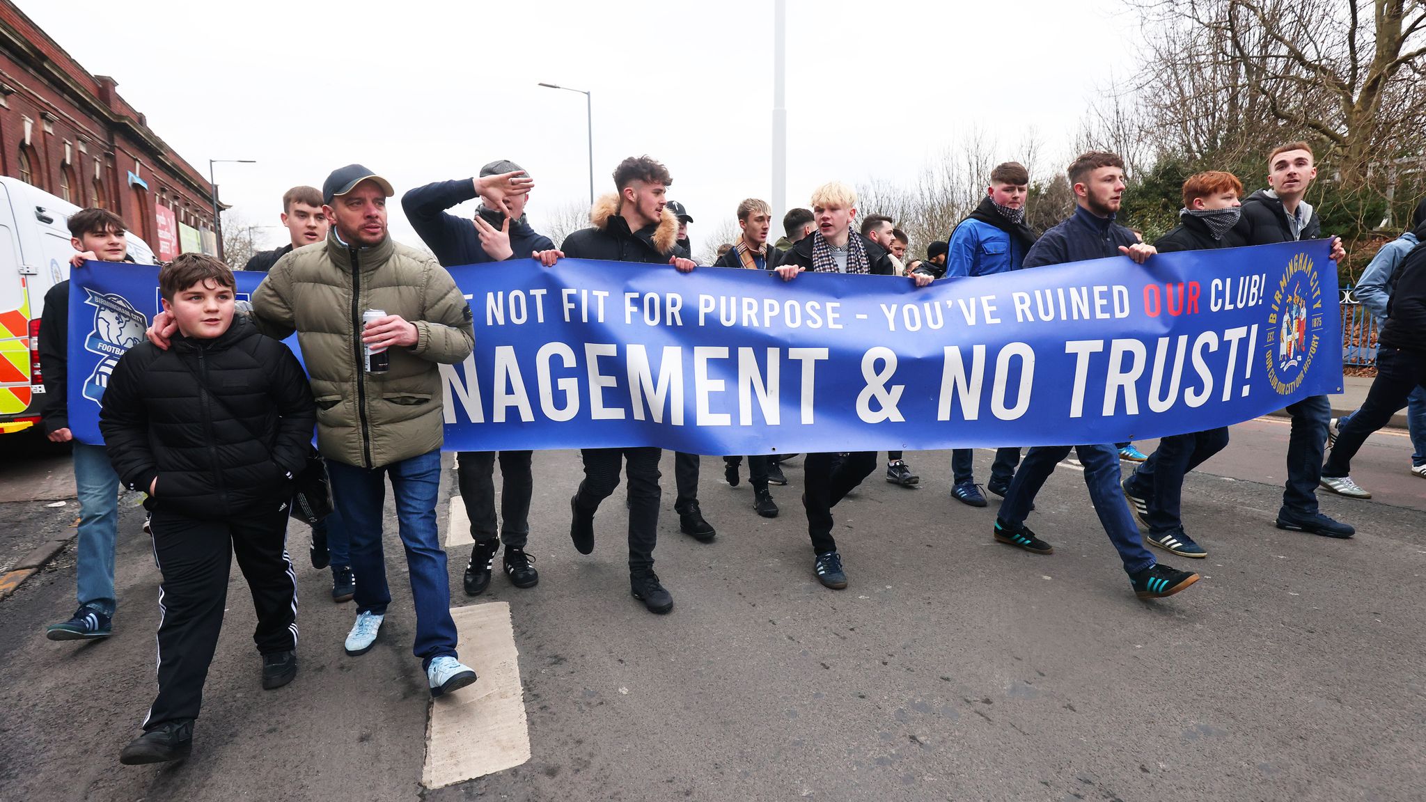 Birmingham 2-1 Barnsley: Blues win amid fan protests against owners ...
