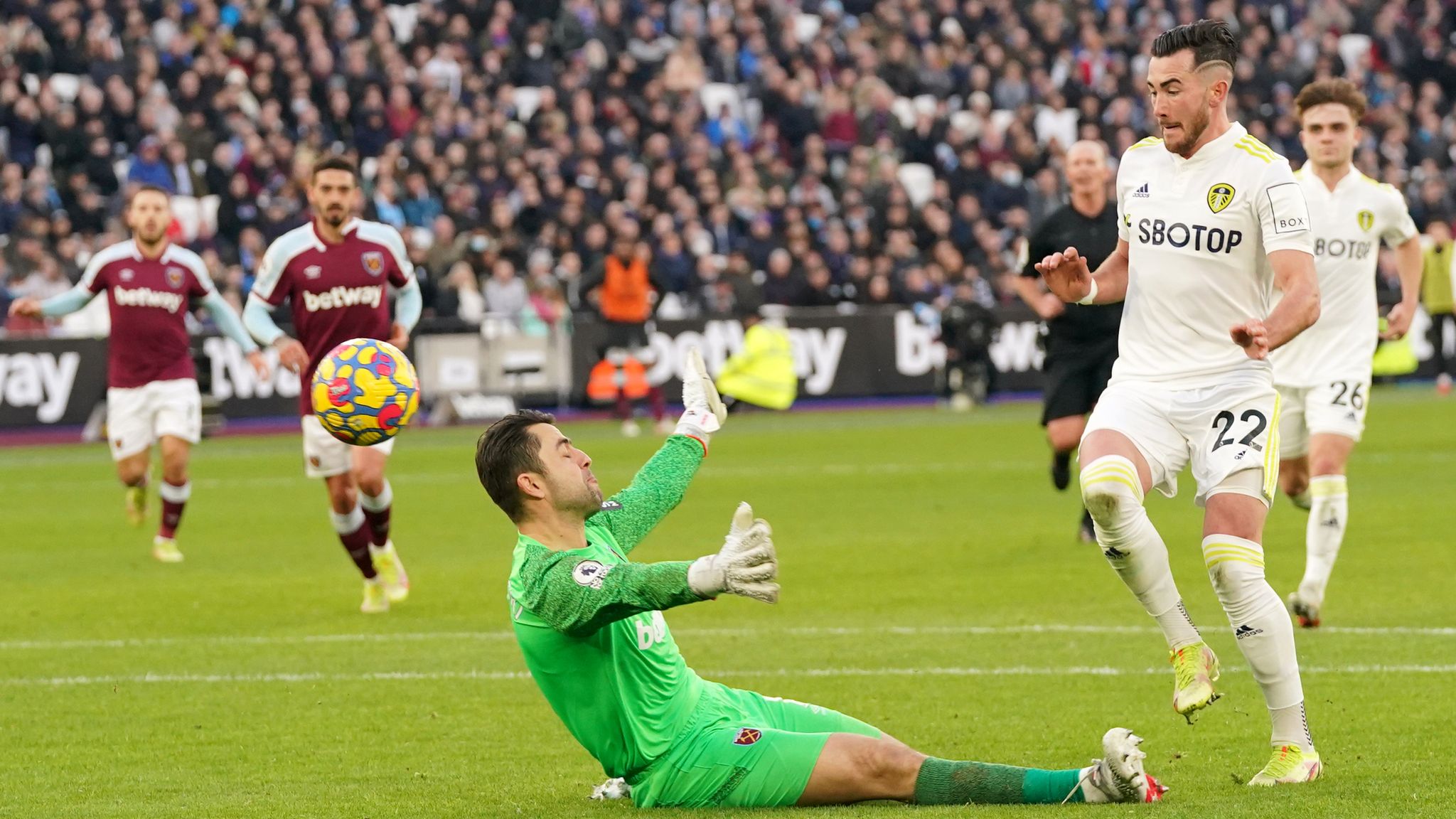 West Ham 2-3 Leeds: Jack Harrison scores hat-trick to dent Hammers ...