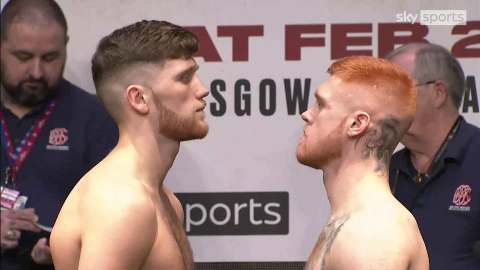 Nick Campbell shrugs as Jay McFarlane channels ‘Braveheart’ as Scottish ...