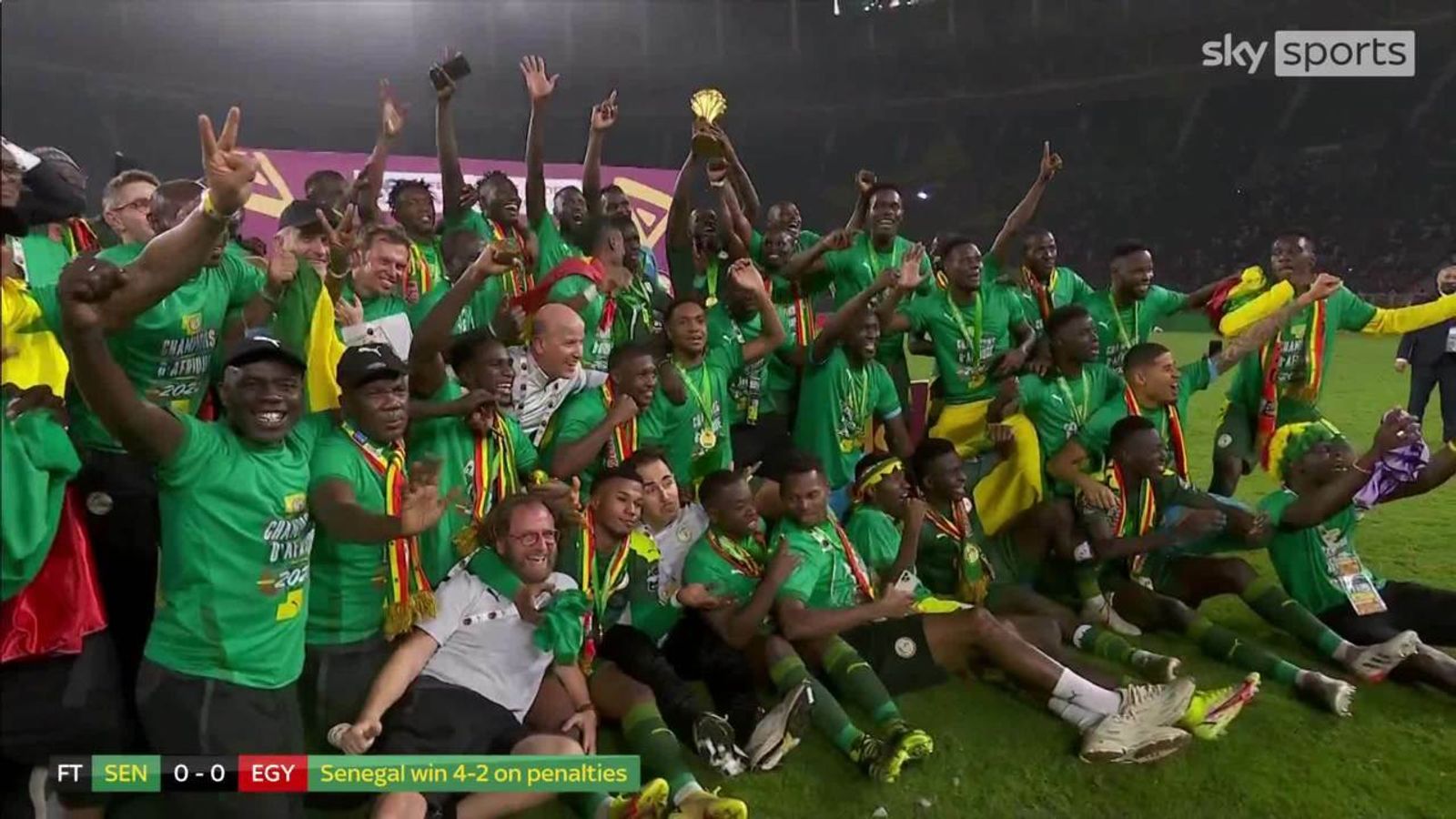 Senegal lift AFCON trophy! | Football News | Sky Sports