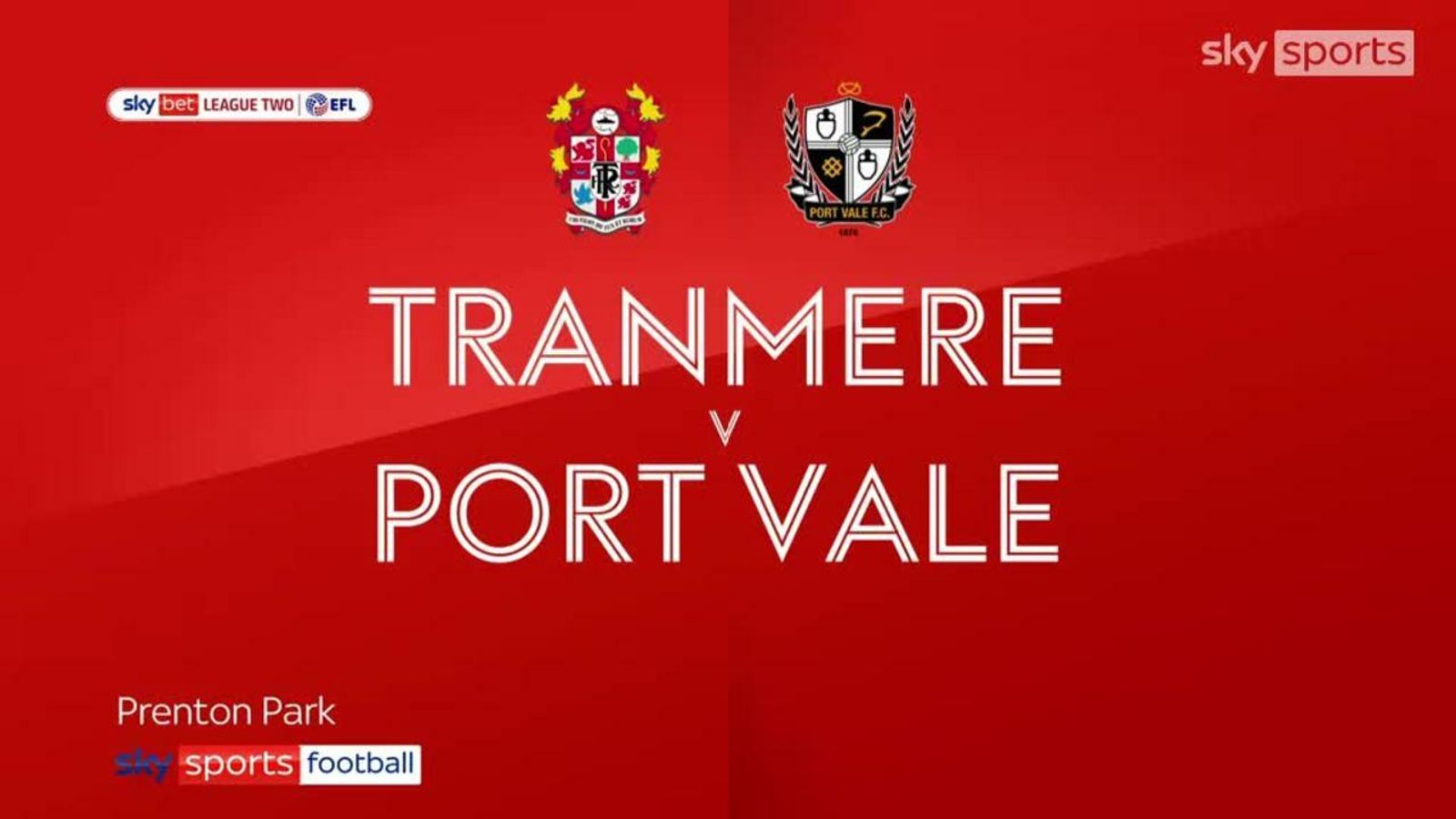 Tranmere 1-1 Port Vale: Jamie Proctor earns visitors point with ...