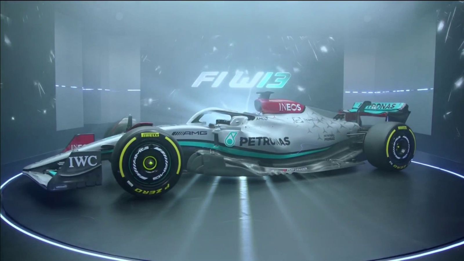 Mercedes unveil new silver F1 W13 | F1 News | Sky Sports