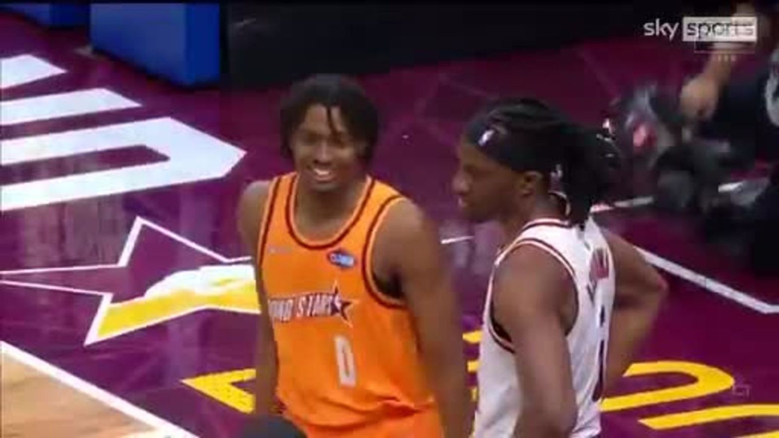 Fun moments from mic'd up Maxey on Rising Stars night | NBA News | Sky ...