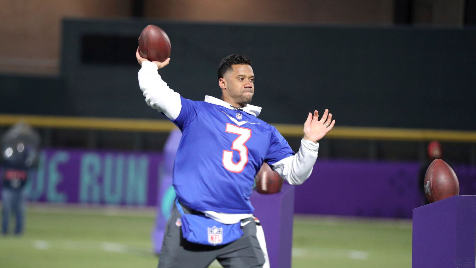Wilson dominates 'Precision Passing' competition | NFL News | Sky Sports