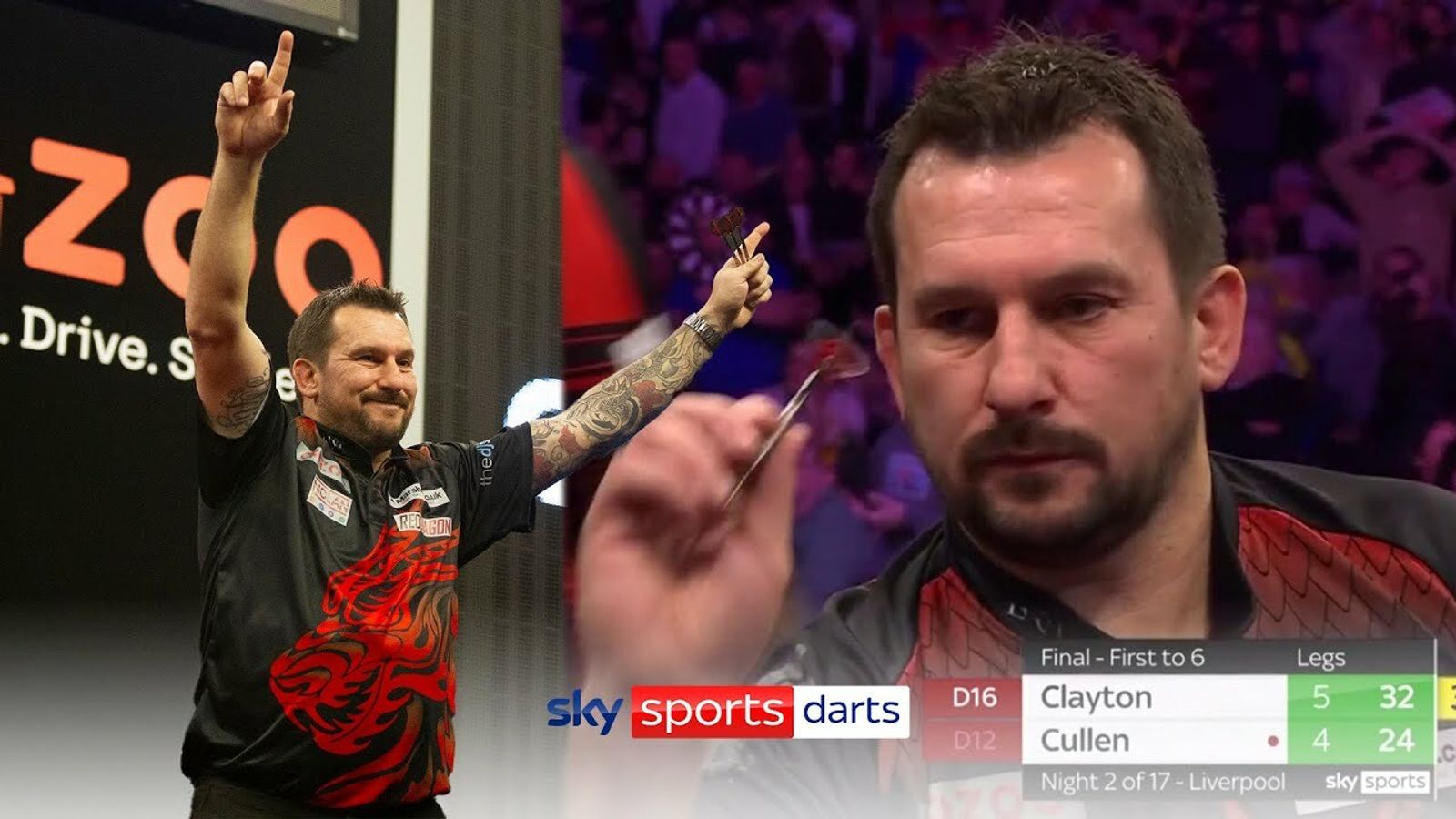 The best of the action from Night 2 of the Premier League Darts in ...