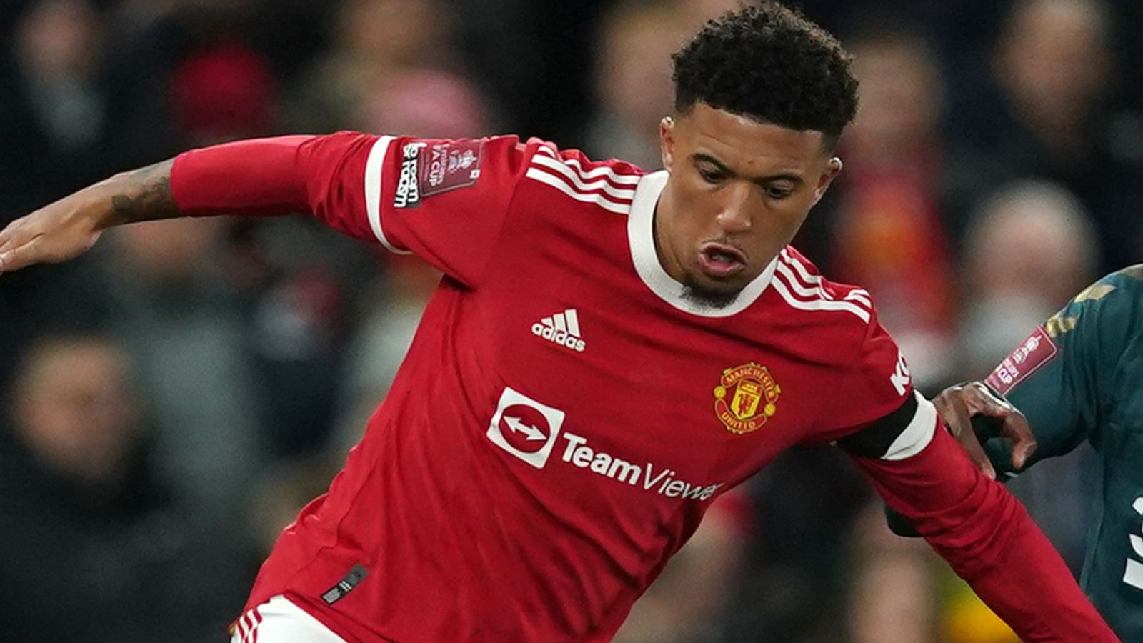 Jadon Sancho approaching best Manchester United form, says Ralf Rangnick as Bruno Fernandes ...