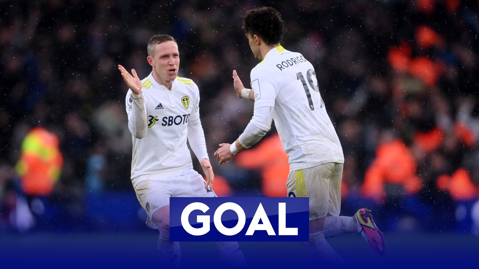 Rodrigo's cross loops into the net! | Football News | Sky Sports