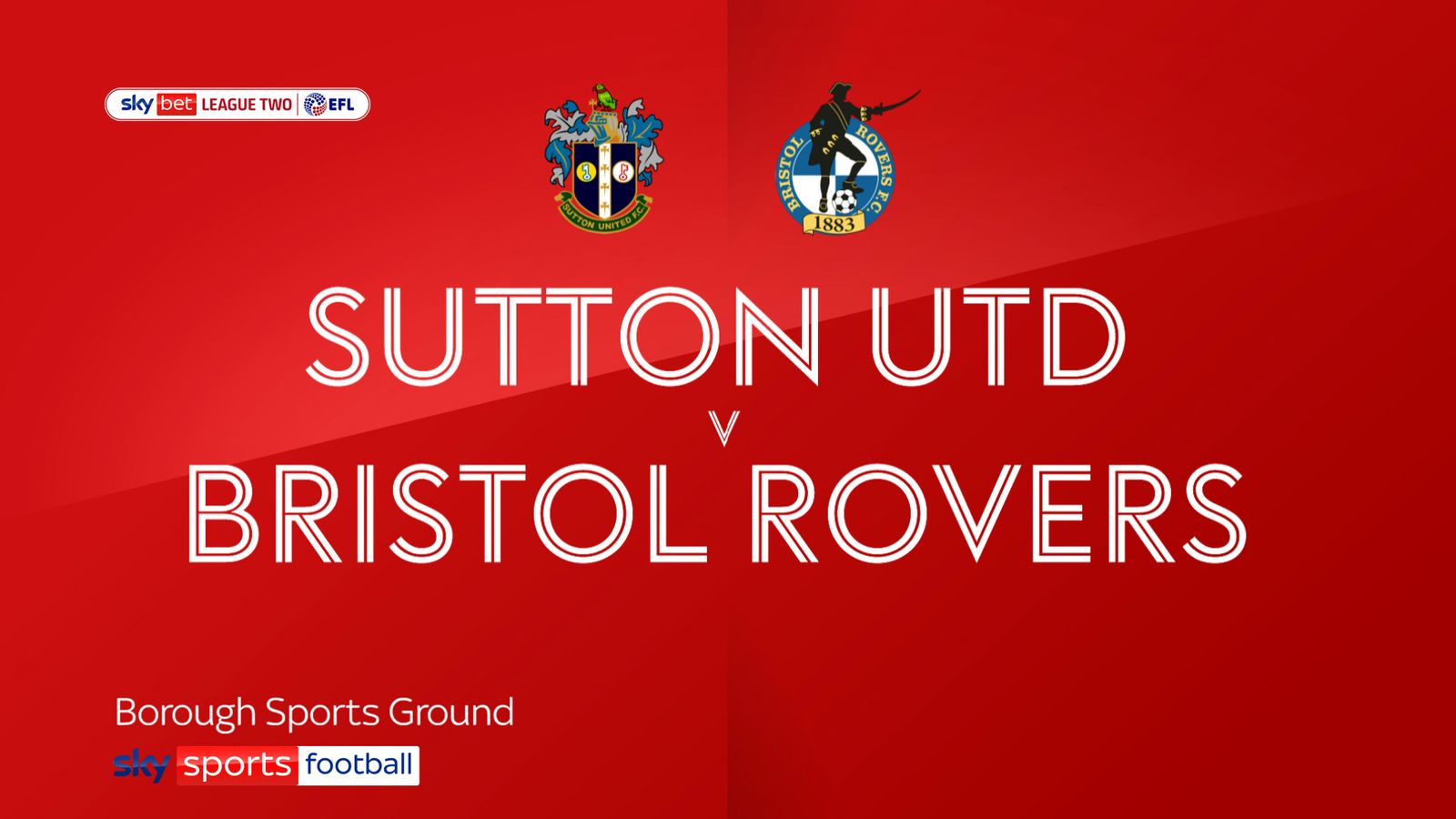 Sutton 1-1 Bristol Rovers: Antony Evans penalty denies United ...