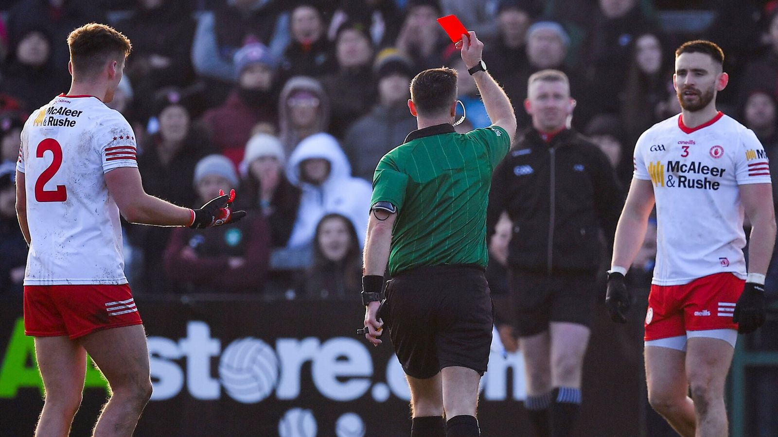 National Football League: Five red cards shown in Armagh's victory over ...