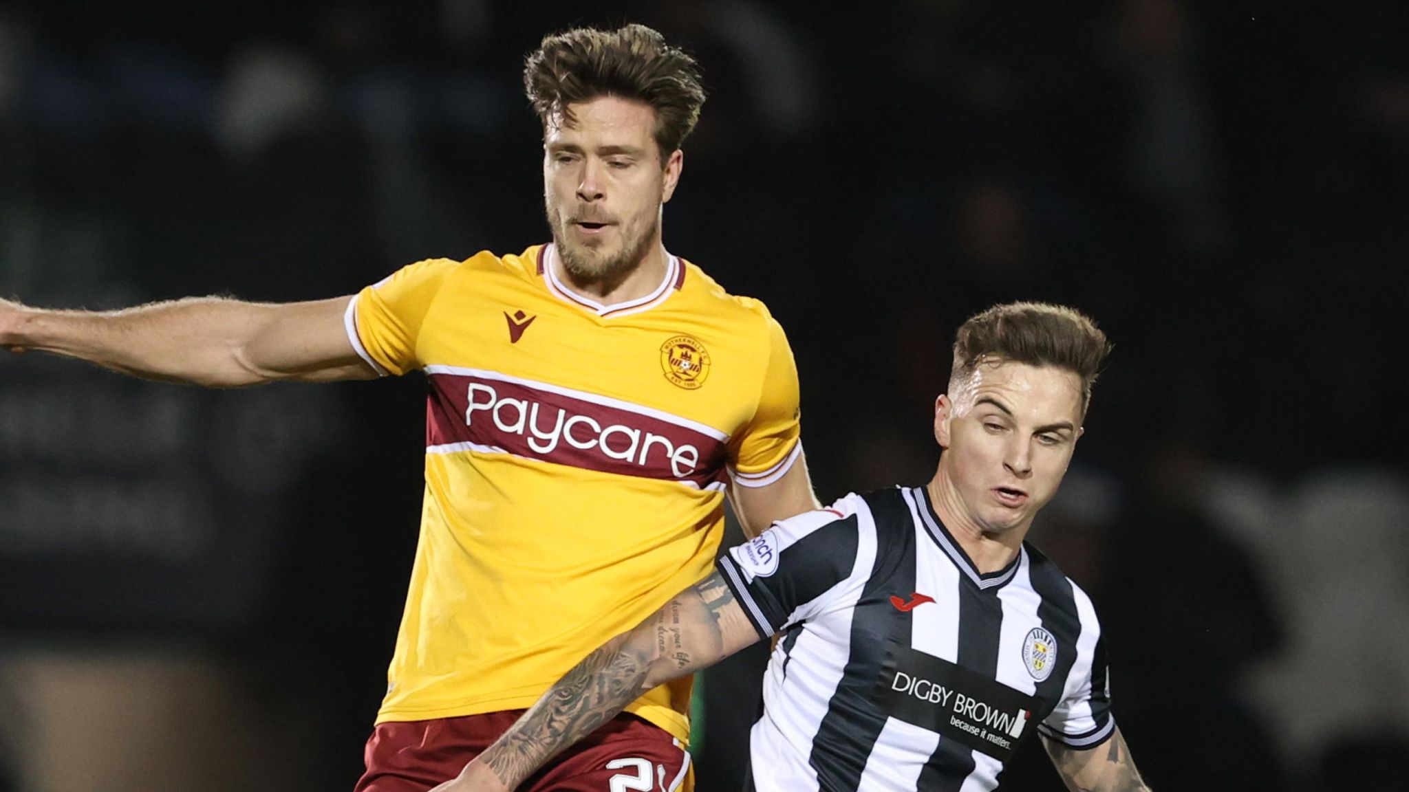St Mirren 1-1 Motherwell: Ross Tierney's last-gasp leveller sparks fan ...