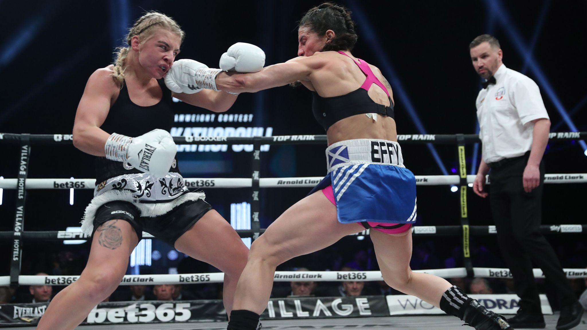 Ebonie Jones frustrated by a draw in back-and-forth battle with Effy ...