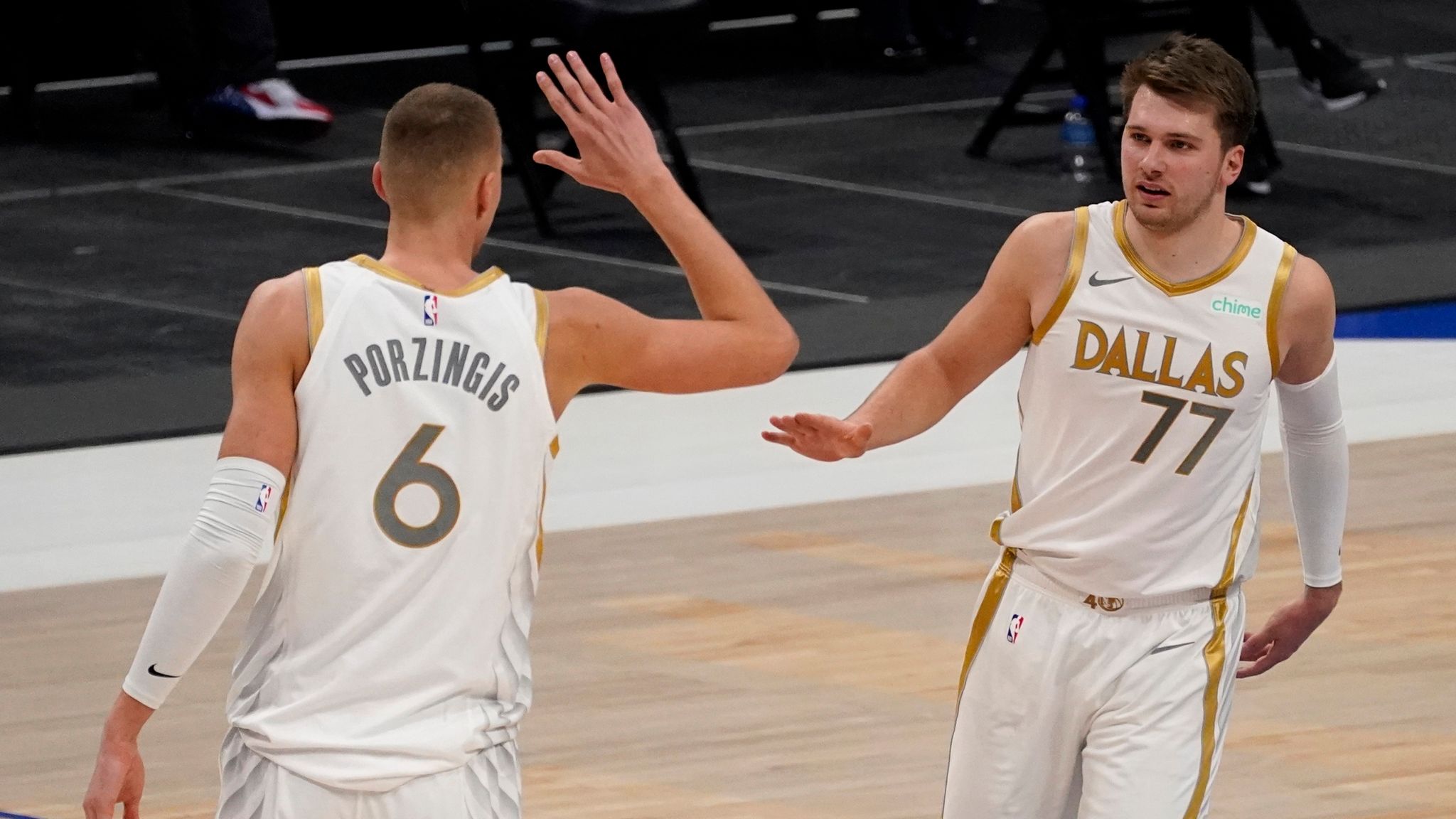 Luka Doncic hails Kristaps Porzingis following Latvian being traded ...