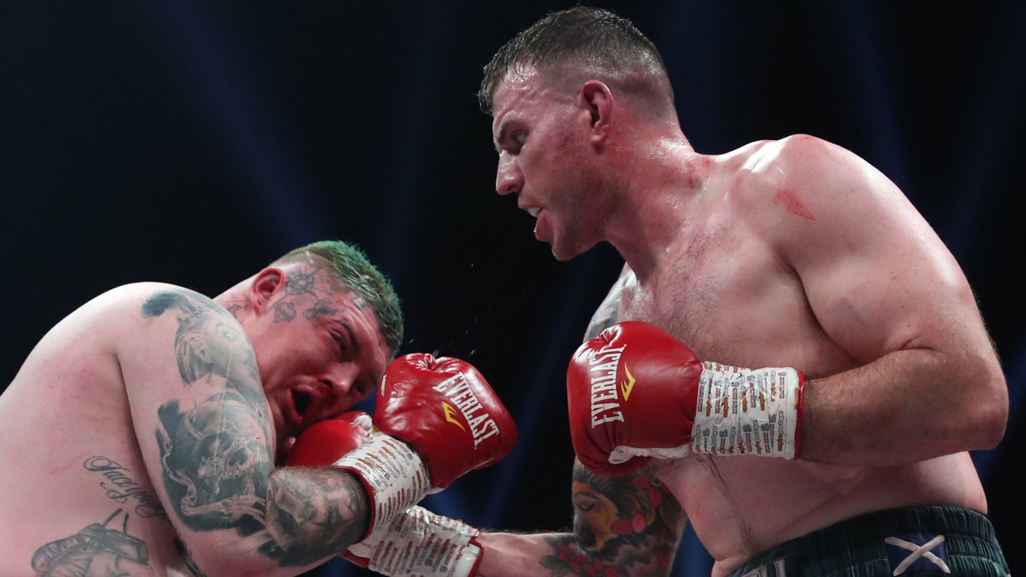 Nick Campbell outlasts Jay McFarlane in seventh-round stoppage to win Scottish heavyweight title ...