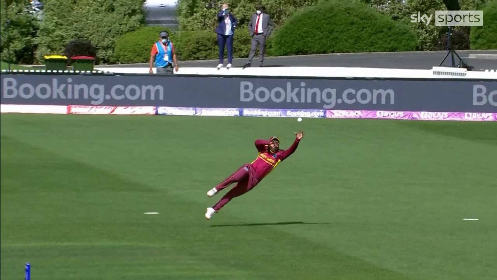 West Indies Deandra Dottin goes airborne for sensational catch at ...