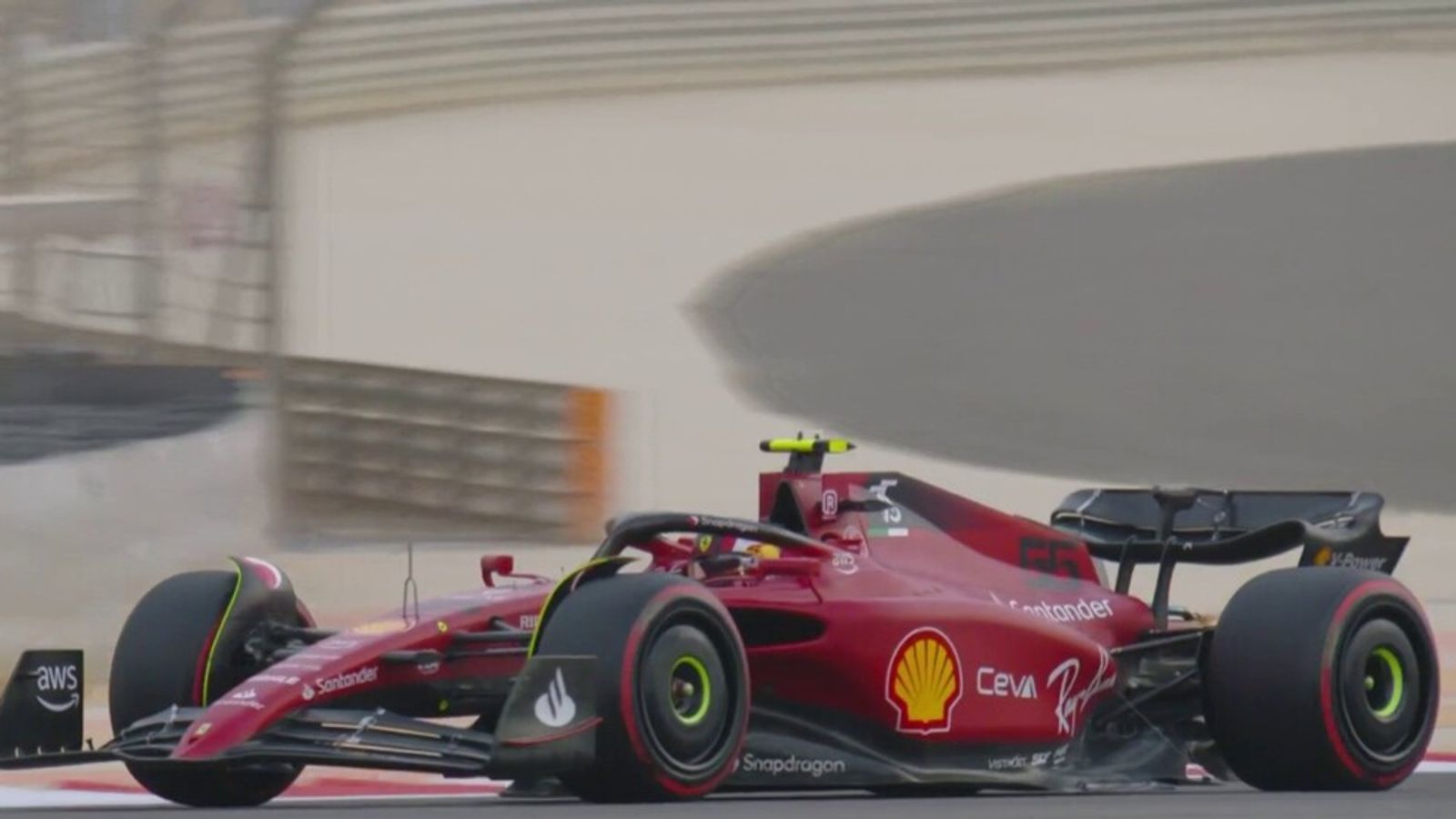 F1 Testing, Day Two in Bahrain: Ferrari top timesheet as Carlos Sainz ...