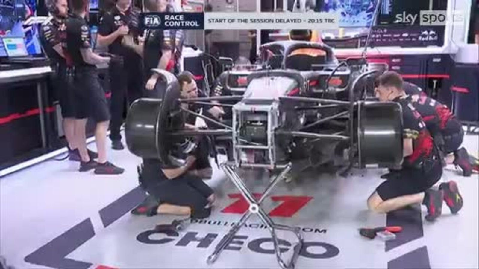 P2 delayed due to Jeddah fire | F1 News | Sky Sports