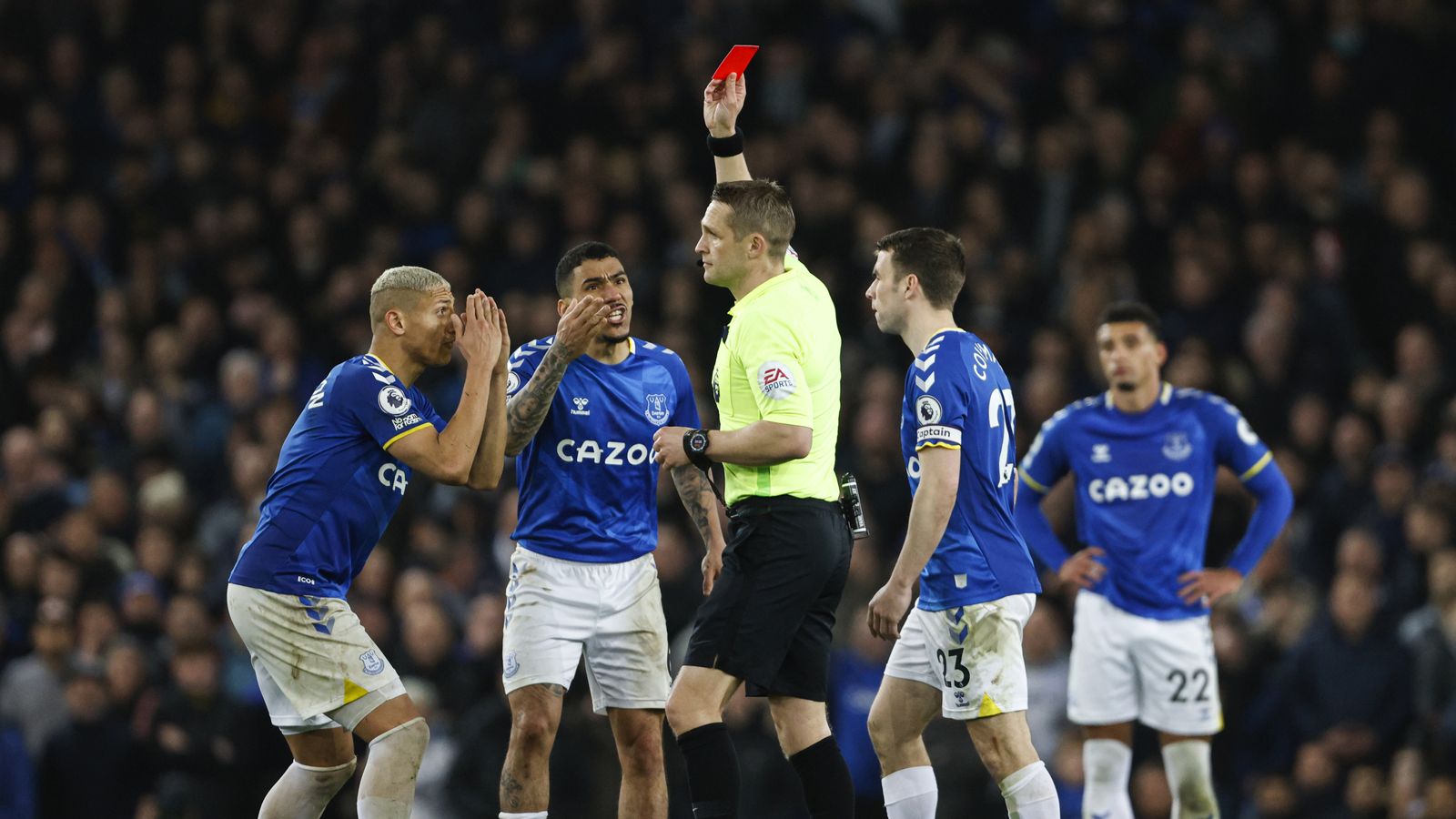 Ref Watch: Was Allan red card the right call? | Football News | Sky Sports