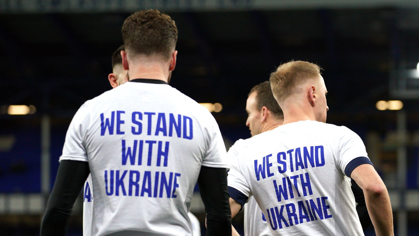 Sporting world shows support for Ukraine | Football News | Sky Sports