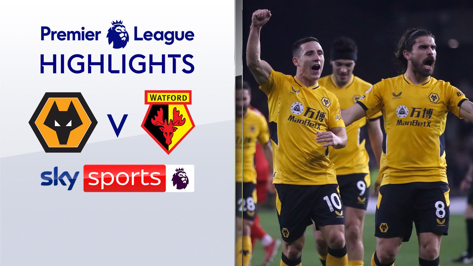 Wolves 4-0 Watford | Premier League highlights | Football News | Sky Sports